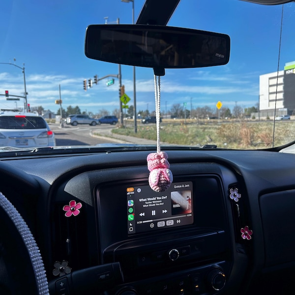 Funny Crochet Sheep Positive With Desk Decoration, Emotional Support ...