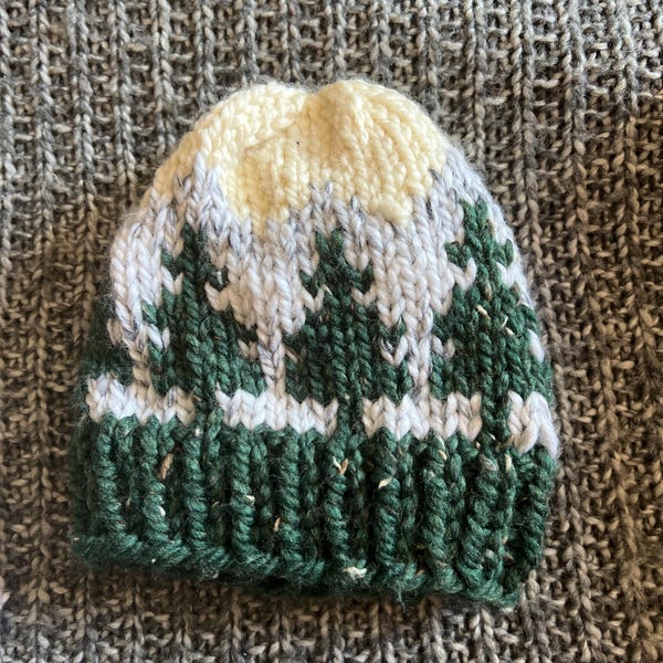 The Mountaineer Toque Crochet Pattern, Fair Isle Crochet Hat, Super ...