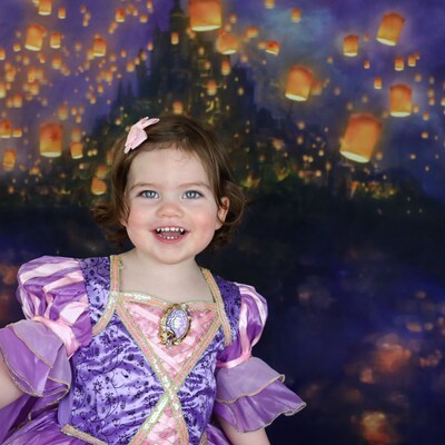 Princess Castle Lantern Photography Studio Banner Backdrop Background ...