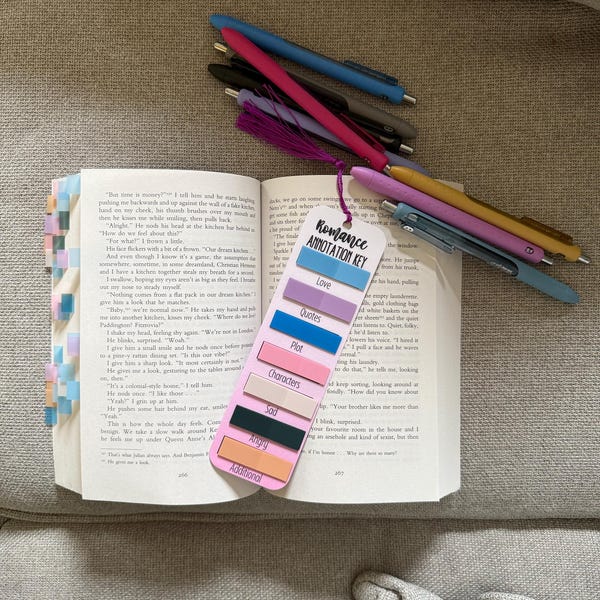 Book Annotation Kit for Romance and Fantasy Readers | Starter Pack With ...