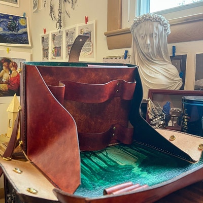 DIY Vintage Leather US Mail Bag Pattern in Pdf and Svg Formats for Hand ...