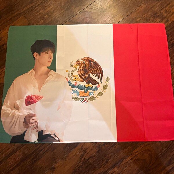 Seventeen Kim Mingyu American Flag Banner, SVT Mingyu Flag Tapestry ...