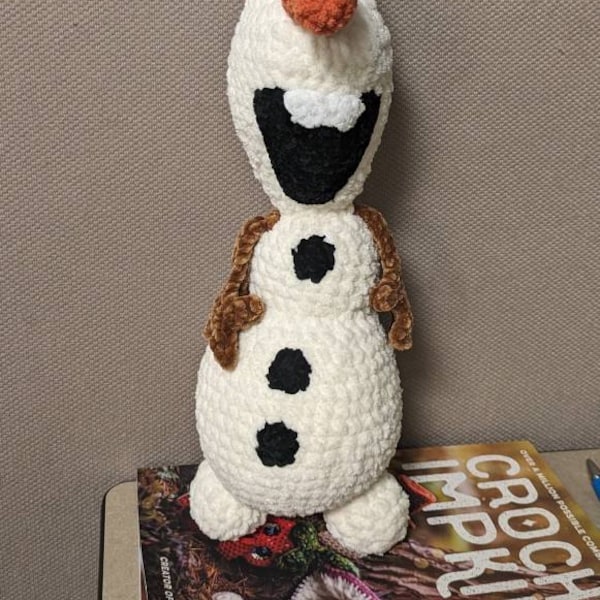 Olaf Crochet Pattern From Frozen! About 10 Inches Tall - Etsy