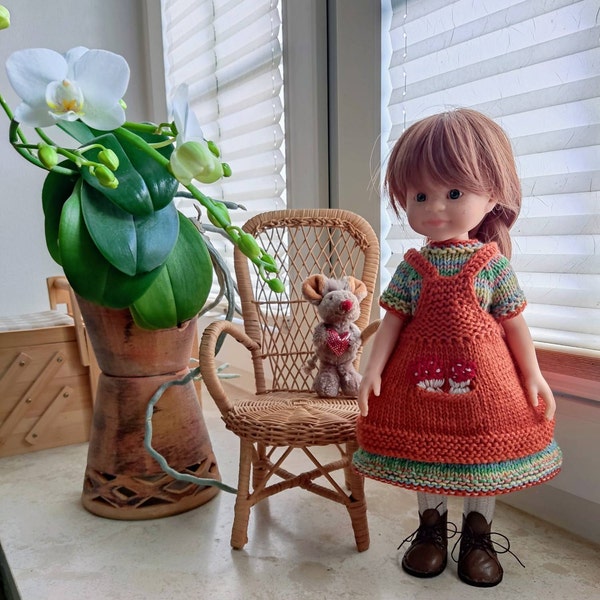 Bunny Dress for Ruby Red Doll, Embroidered Dress for RRFF, Outfit for ...