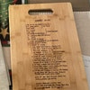 Recipe Magnet Handwritten Engraved Recipes, 5x7 Size - Etsy