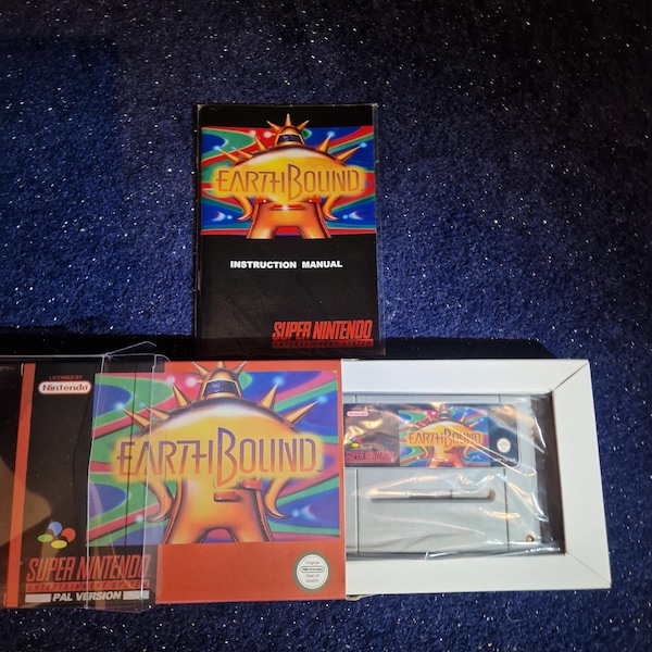 Earthbound SNES Box Manual & Tray - NO GAME Included Earthbound ...