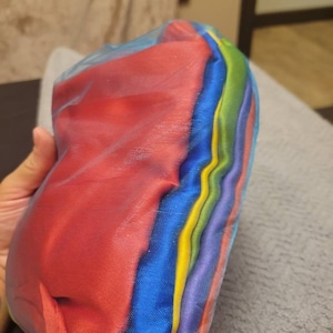 Rainbow Color Play Scarves Vegan Playsilks for Open-ended - Etsy