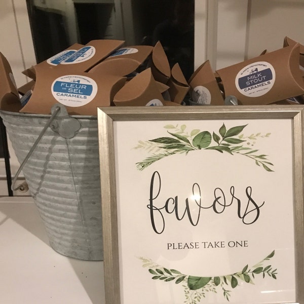 Wedding Favor Sign Shower Favor Sign Birthday Party Favor Sign ...