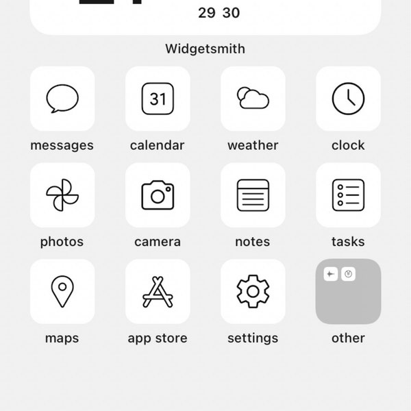 320 White App Icons PREMIUM Icon Pack for Aesthetic Light Ios Home ...