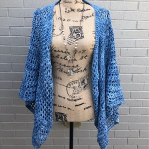 CROCHET Patternboho Cardigancrochet Cardiganbat Wing Sleeve - Etsy