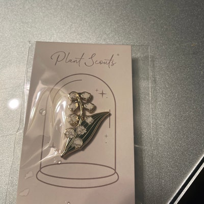 Lily of the Valley Flower Enamel Pin May Birth Flower for Floral Lover ...