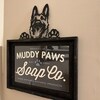 Laundry Sign, Dog Lover Gift, Laundry Room Decor, Wash Dry Fold Repeat ...