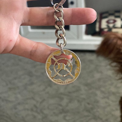 Firefighter Necklace Firemen Jewelry, Fire Fighter Gift, Hat and Axe ...