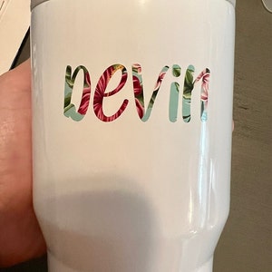 RAINBOW NAME DECAL Rainbow Name Sticker Rainbow Decal - Etsy