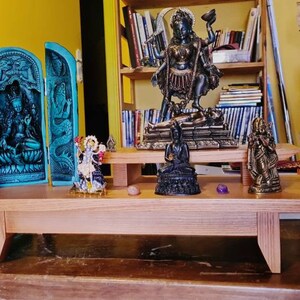 Japanese Style Tea Table. Puja Table. Meditation Shrine. Prayer Table ...