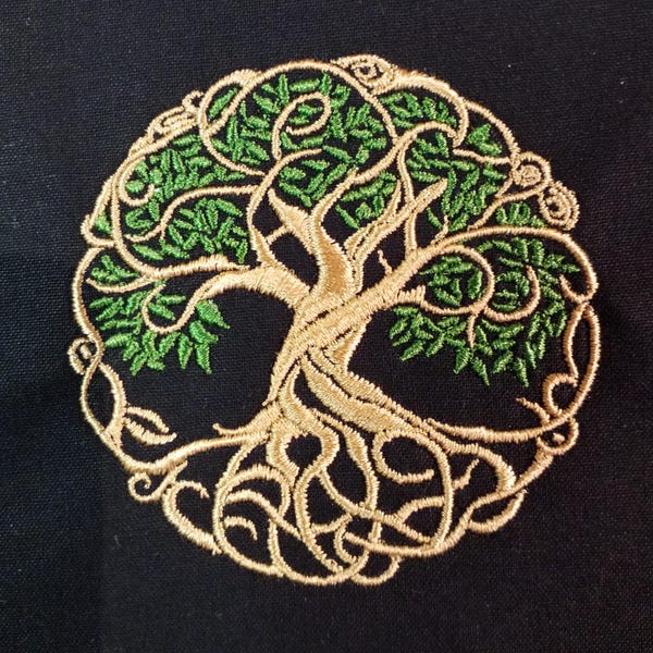 Tree of Life Machine Embroidery Design - Tree of Life Embroidery Files ...
