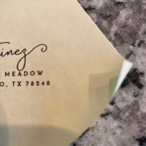 Best Rated Address Stamp Custom Rubber Address Stamp - Etsy