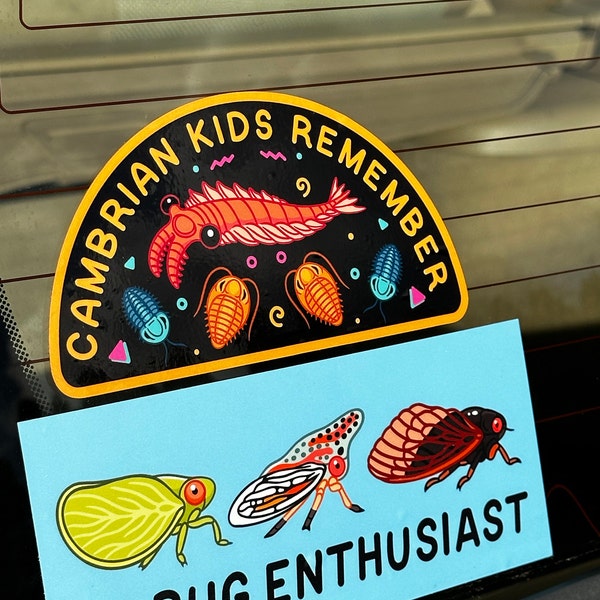 Cambrian Kids Remember BUMPER Sticker / Car Sticker / Paleontology ...