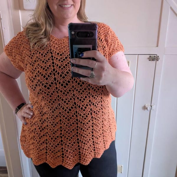 Crochet Top WRITTEN PATTERN - the Nami Top - Etsy
