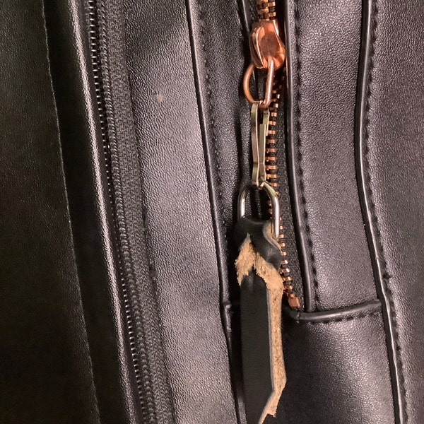 Zipper Pull, Leather Zipper Pull, Purse Zipper Pulls, Coat Zipper Pulls ...