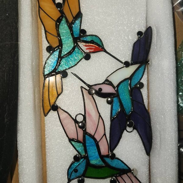 Spider Web Stained Glass Spider With Web Sun Catcher Window Hangings ...