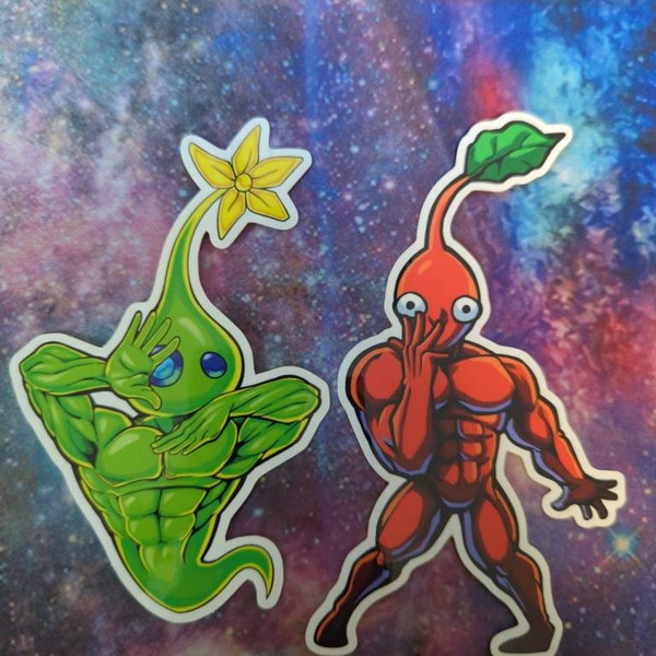 Jojo Pikmin - Buff Pikmin Sticker Series and Sticker Sheet - Etsy