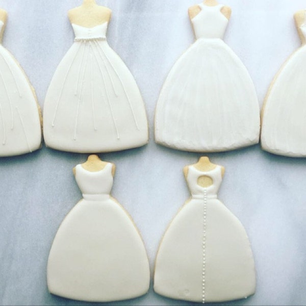Wedding Dress #4 Bridesmaid Quinceanera Prom Formal Cookie Cutter or ...