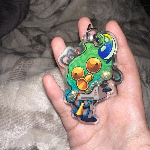 B GRADE Splatoon Tartar and Smollusk Liquid Shaker Keychains - Etsy