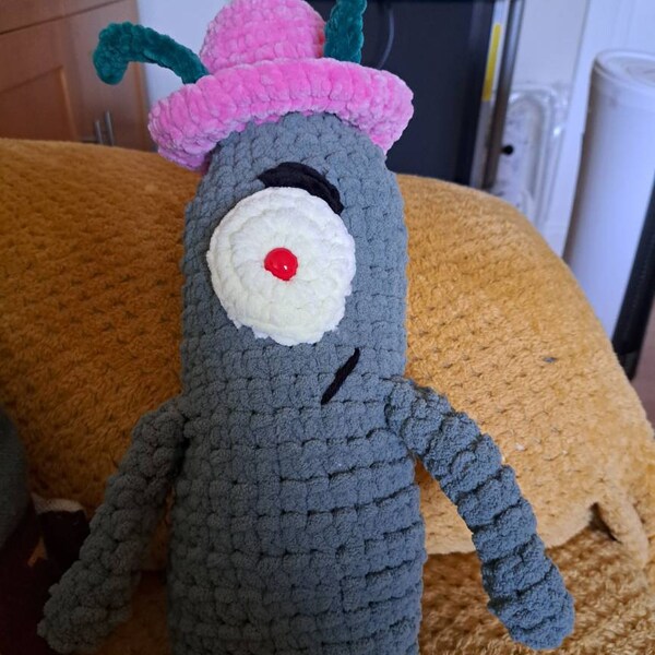 Pink Pony Plankton Crochet Pattern - PDF Pattern, Crochet, Digital ...