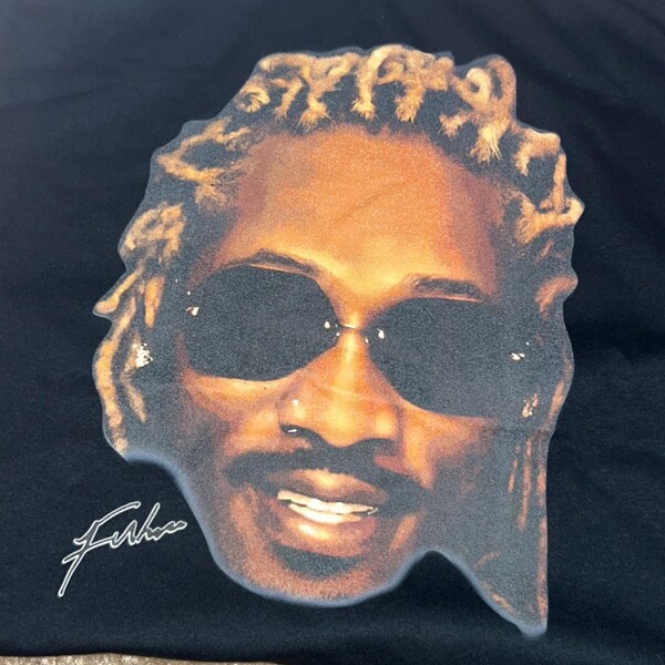 Future Vintage Rap Tee White, Hip Hop Graphic Print T-shirt, Merch T ...