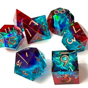 Natural Gemstone D6 Die-engraved D6 Dice-dungeons and Dragons | Etsy