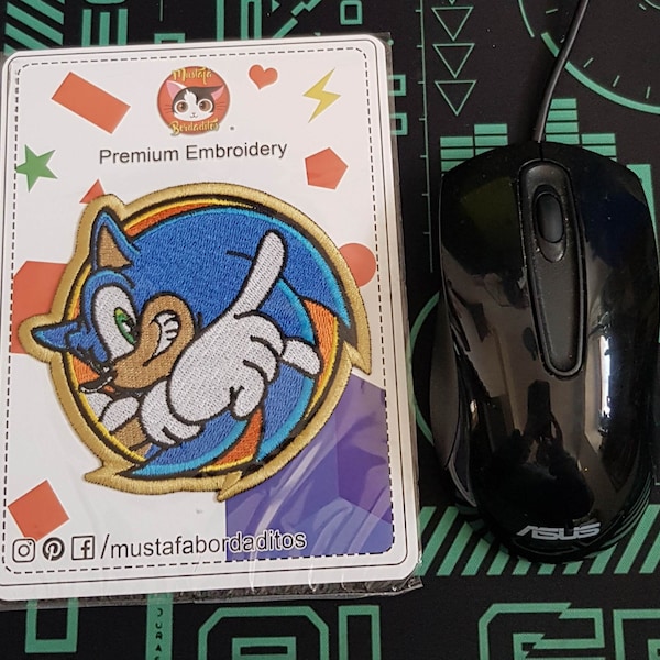 Sonic - Embroidered Patch - Videogame Character - Etsy