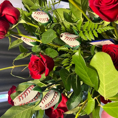 Baseball Roses Select Qty Baseball Gift Back to School - Etsy