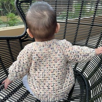 CROCHET PATTERN & VIDEO/ Mini Pop Cardigan Crochet Pattern / Easy Top ...