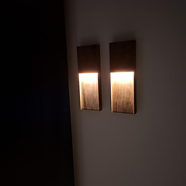 Walnut Wall Light LUXO - Etsy