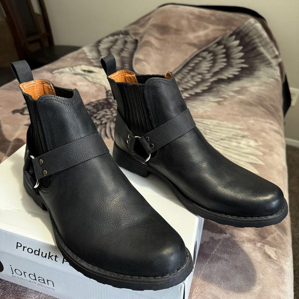 Handmade Italian Leather Boots, Men's High Boots, Leather Boots Men ...