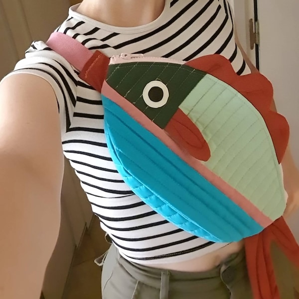 PDF Sewing Pattern Bundle: Swim Along Crossbody Fish Bag & Sunshine ...