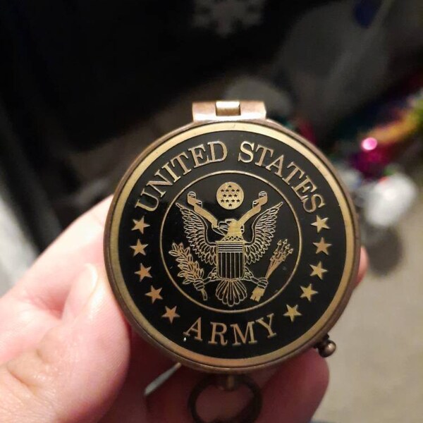 Army Gift, Engraved Army Compass, Personalized Army Compass, Army ...
