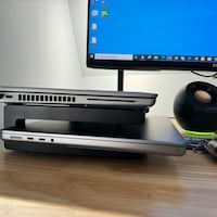 Under Desk Double Decker Laptop Holder Mount | Fits Double the Laptops ...