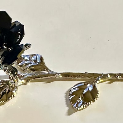 Red Crystal Rose Made With Swarovski Crystal Long Stem Crystal Rose ...