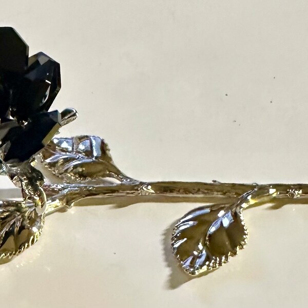 Crystal Blue Rose Handcrafted by the Artisans at Bjcrystalgifts Using ...