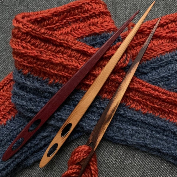 3 Pack Nalbinding Medieval Needles, Made of Your Choice of Hard Wood ...