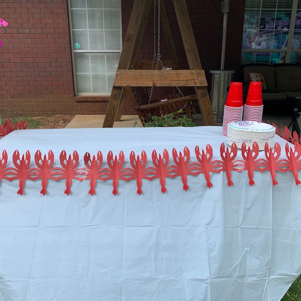 Crawfish Boil Party Banner, Creole Themed Banner, Creole Crawfish Food ...