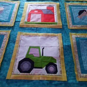 Chicken 12 Inch Foundation Quilt Block Pattern From the Farm | Etsy