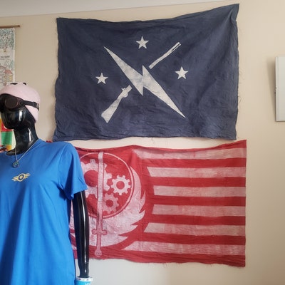Fallout Inspired Minutemen Flag DISTRESSED - Etsy