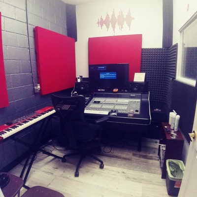 Audio Wave Digital Wall Decal Sound Wave Wall Sticker Recording Studio ...