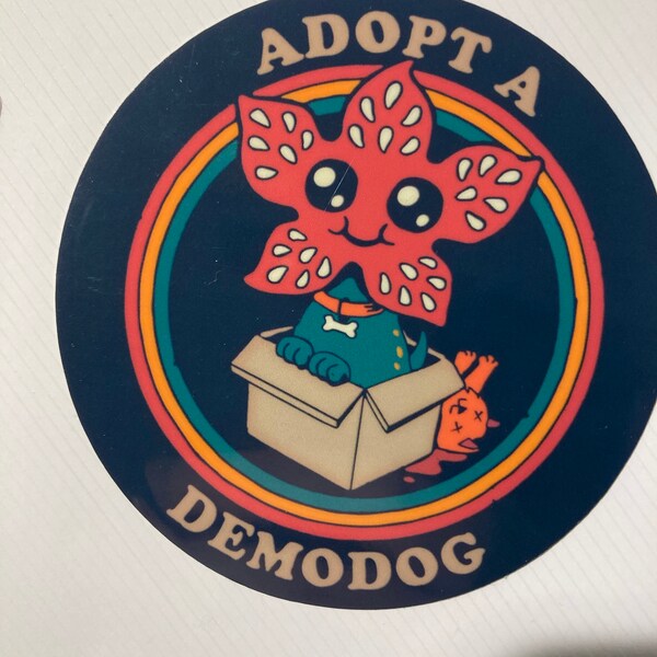 THE ORIGINAL Adopt a Demodog Sticker | Stranger Things | Water ...