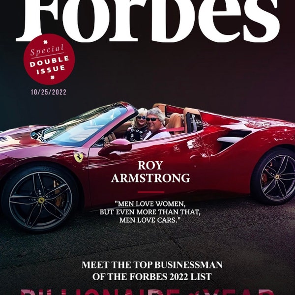 Custom Forbes Magazine Cover, Personalized Gift (digital Printable) - Etsy