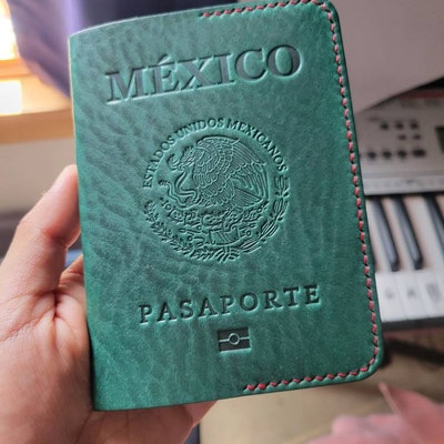Leather Holder for Mexican Passport, Mexico Passport, Gift for ...