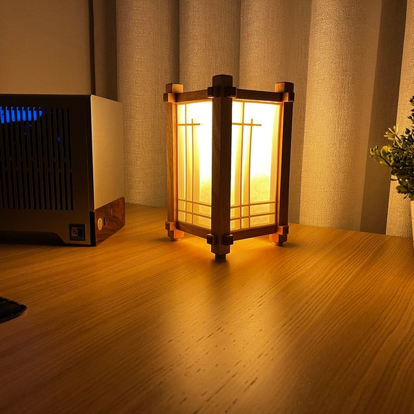 Shoji Lamp, Japanese Style, Minimal Light - Etsy